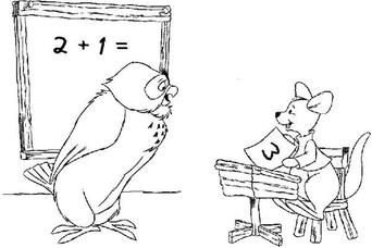 Pooh Graduating Coloring Pages